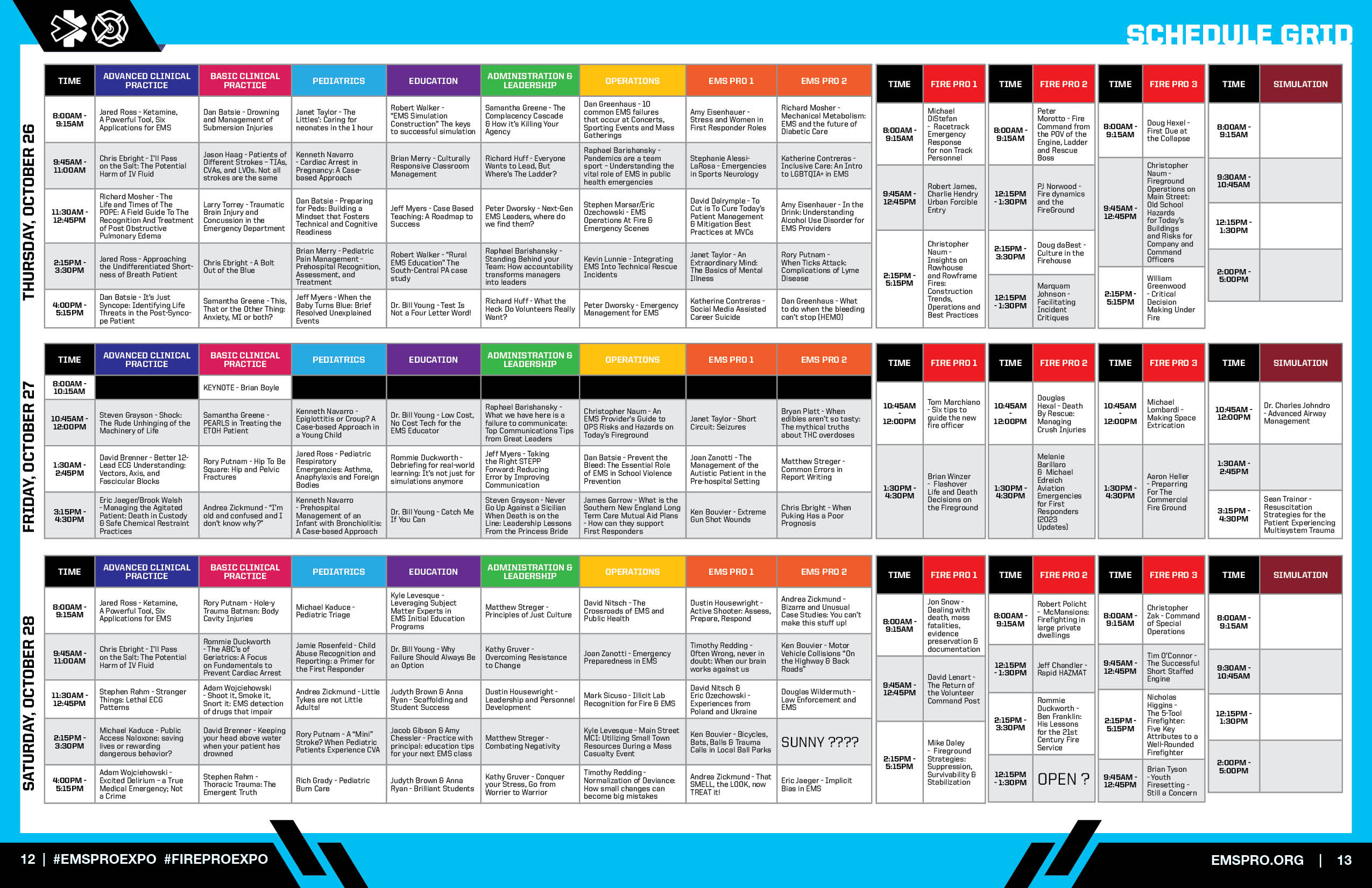 Emergency Medical Service Conference 2018 Events | National EMS Expo